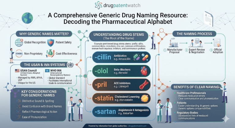 A Comprehensive Generic Drug Naming Resource: Decoding the ...