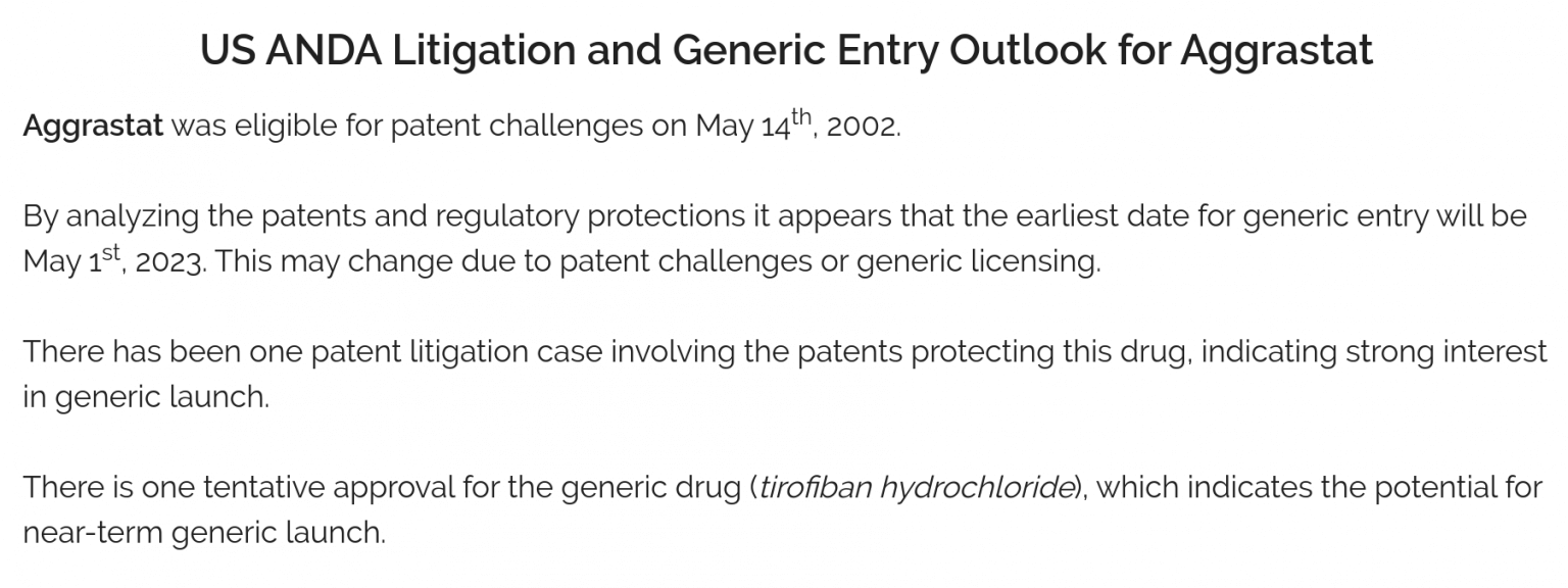 Generic Drug Entry Timeline: Predicting Market Dynamics After Patent ...