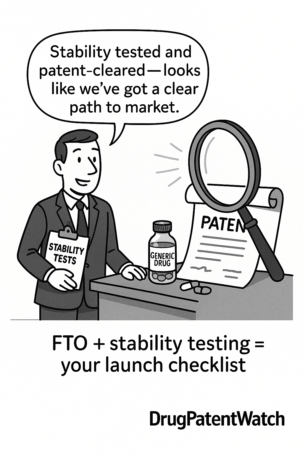 FTO Analysis in Generic Drug Development: The Complete IP and Stability ...