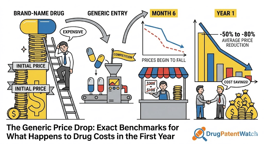 The Generic Price Drop: Exact Benchmarks for What Happens to Drug Costs ...