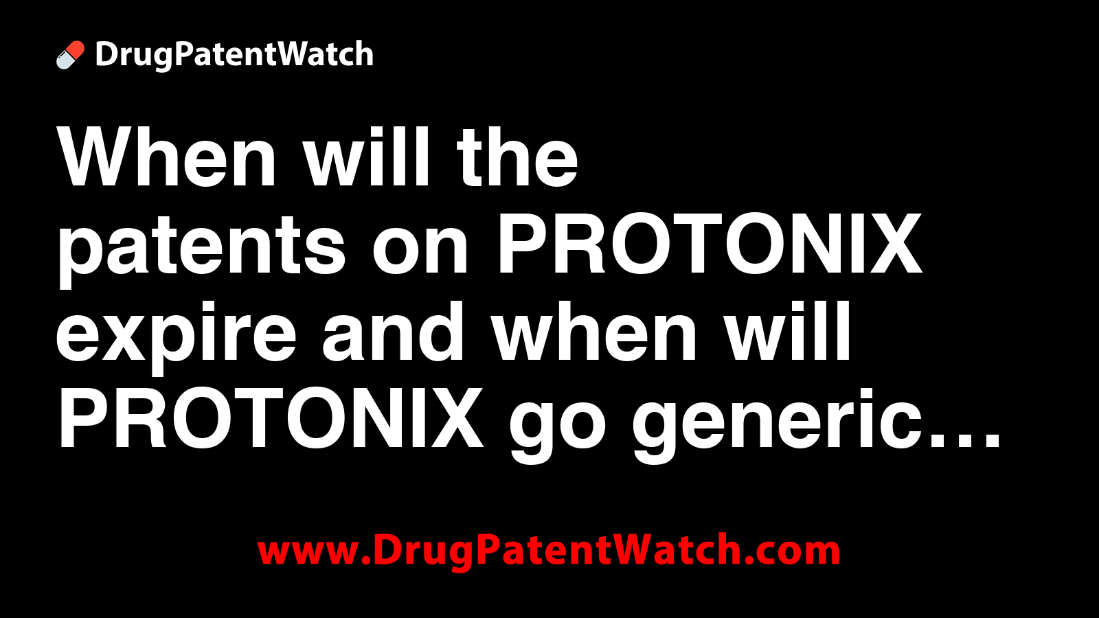 protonix uk