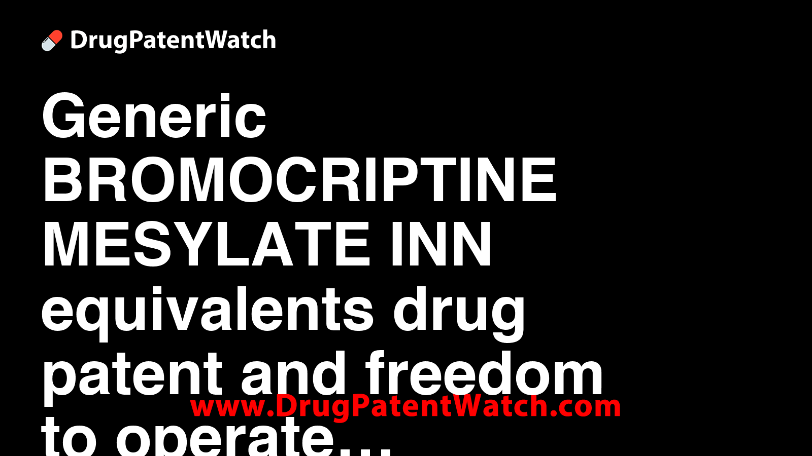 bromocriptine side effects