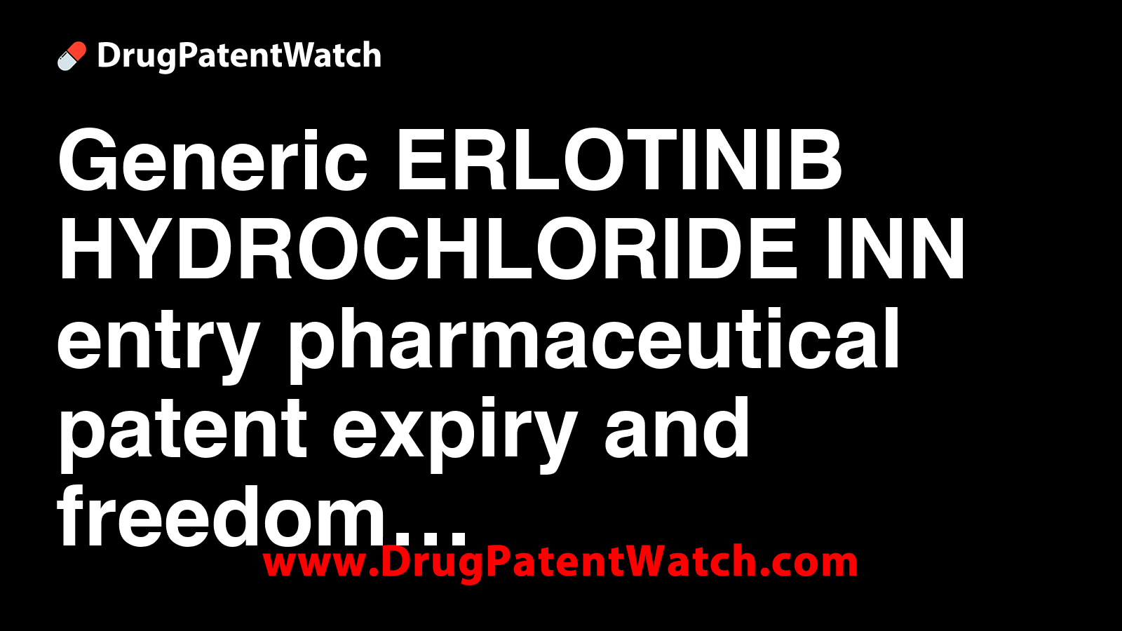 tarceva generic name