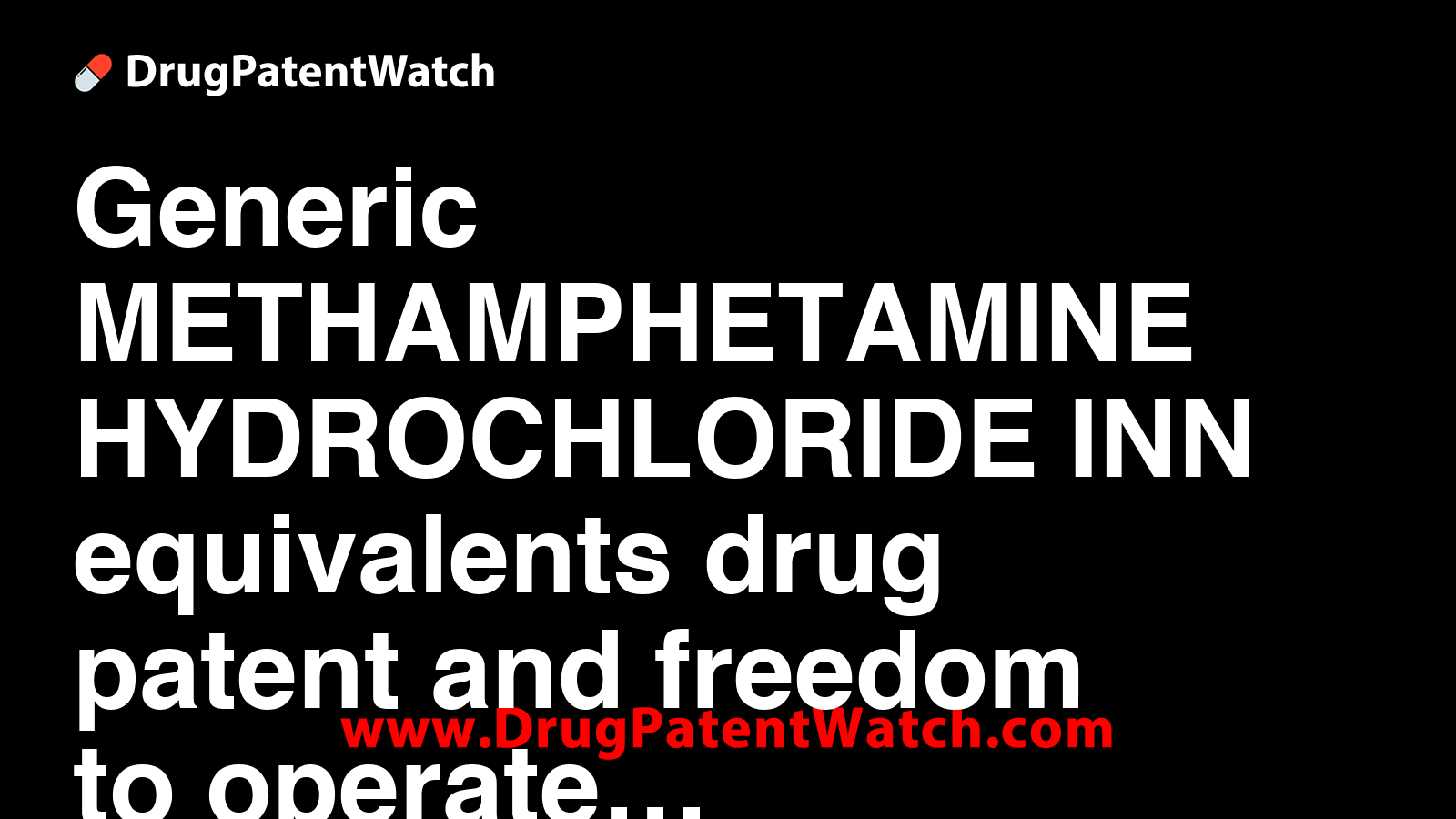 methamphetamine hydrochloride