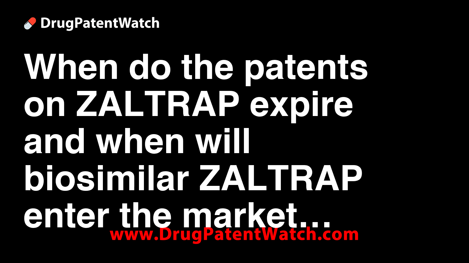 zaltrap injection