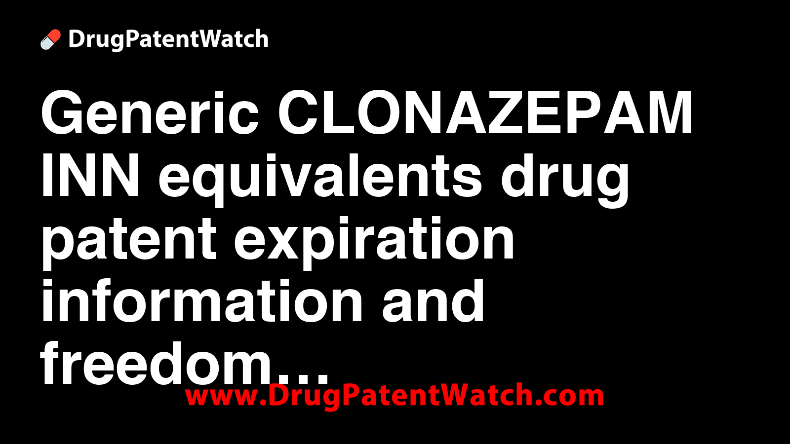 does teva make clonazepam