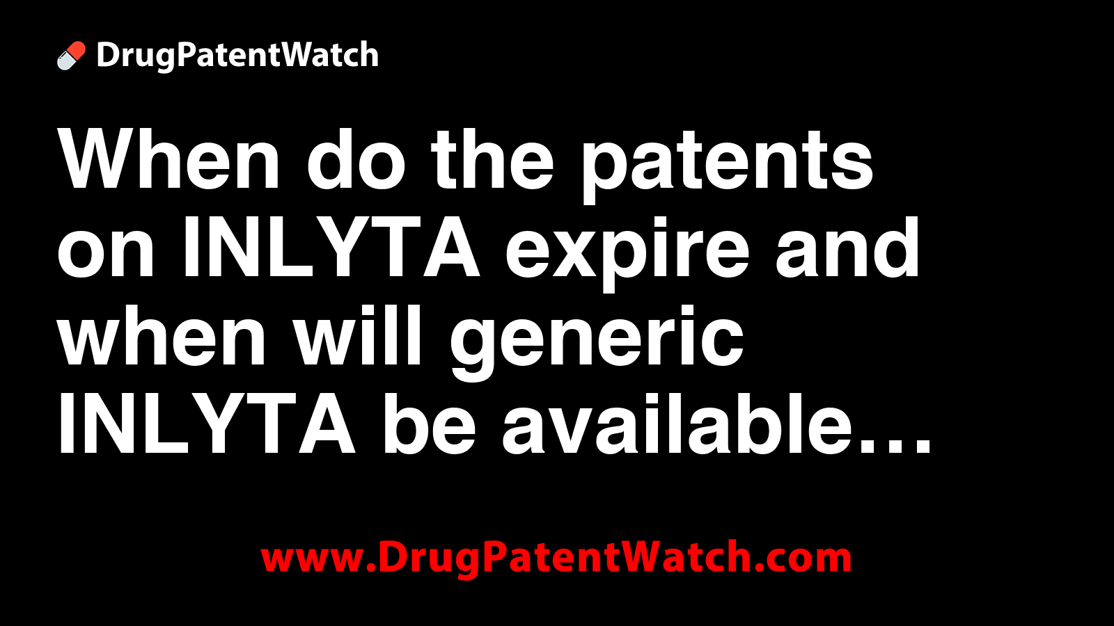 inlyta generic